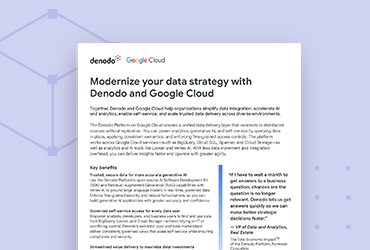 Modernize your data strategy with Denodo and Google Cloud | Denodo